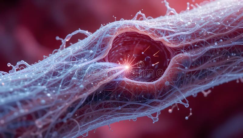 Cellular Energy Burst stock illustration. Illustration of dynamics ...