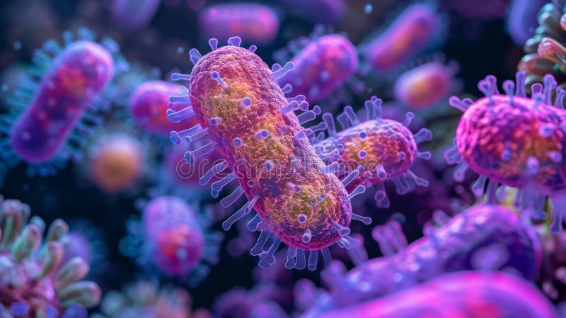 Microscopic View of Citrobacter Freundii Bacteria AI Generated Stock ...