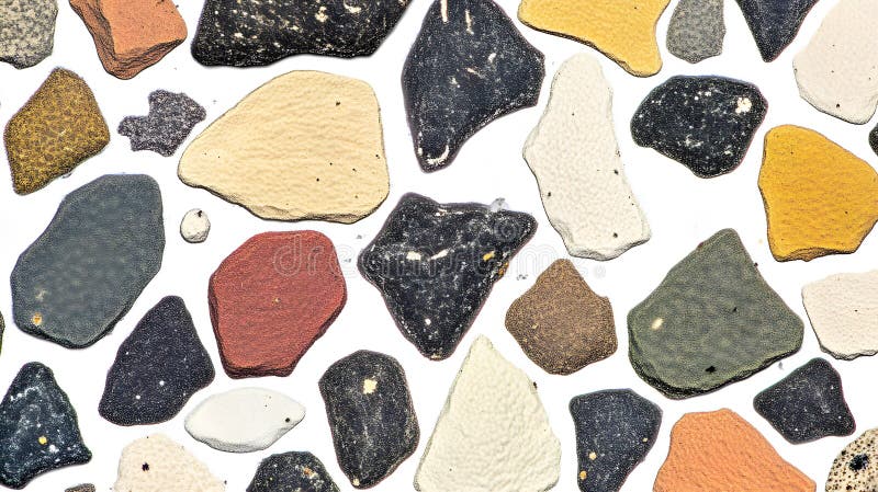 Microscopic View of Colorful Pebbles Texture Royalty Free Image Stock ...