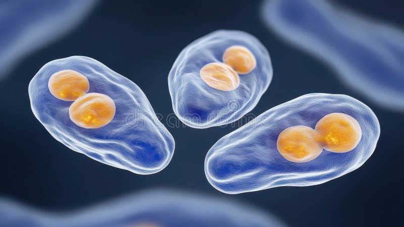 Microscopic View of Dividing Cryptococcus Neoformans Yeast Cells in ... Microscopic View of Dividing Cryptococcus Neoformans Yeast Cells in ...
