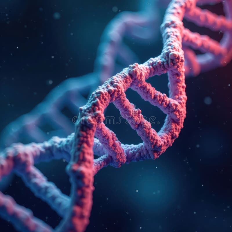 Microscopic View of DNA Strands Genetic Sequencing Medical Genetic ...