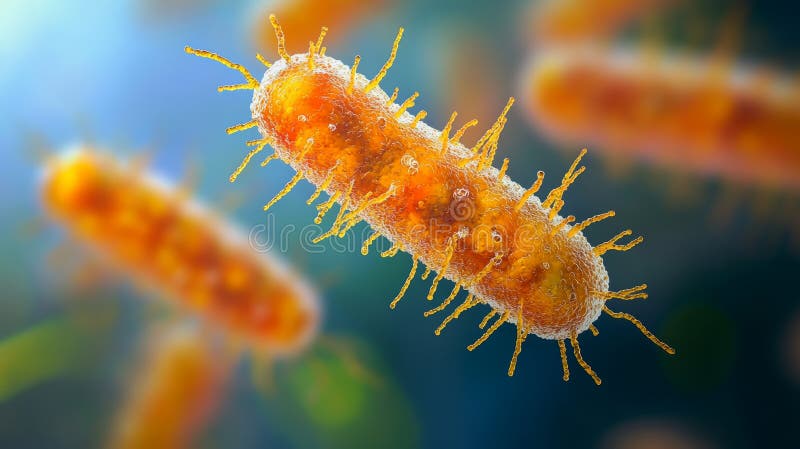Microscopic View, E. Coli Bacteria, Cause of Colitis and Digestive ...