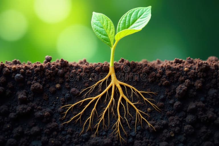 Microscopic View of Enhanced Plant Root System Microscopy Development ...