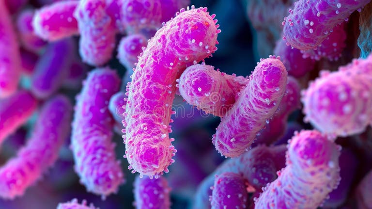 Microscopic View of Enterococcus Faecalis Bacteria AI Generated Stock ...