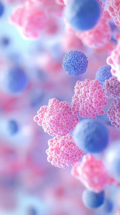 Microscopic View of Epithelial Cells, with Clear Cell Boundaries and ...