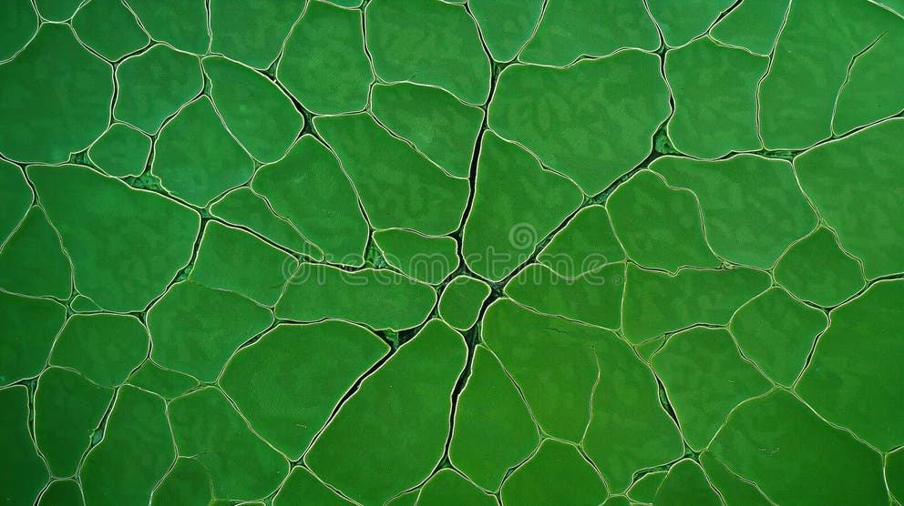 Microscopic View of Green Algae. Algae Show Intricate Patterns, Shapes ...