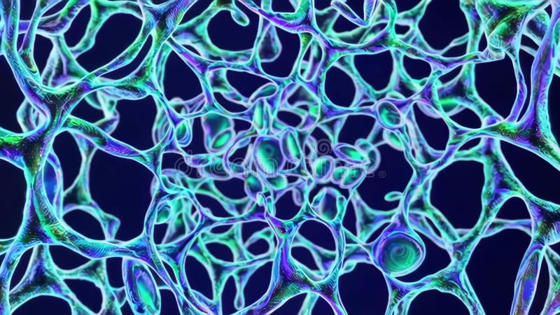 Microscopic View of Growing Bacteria Cells Multiplying Stock Footage ...