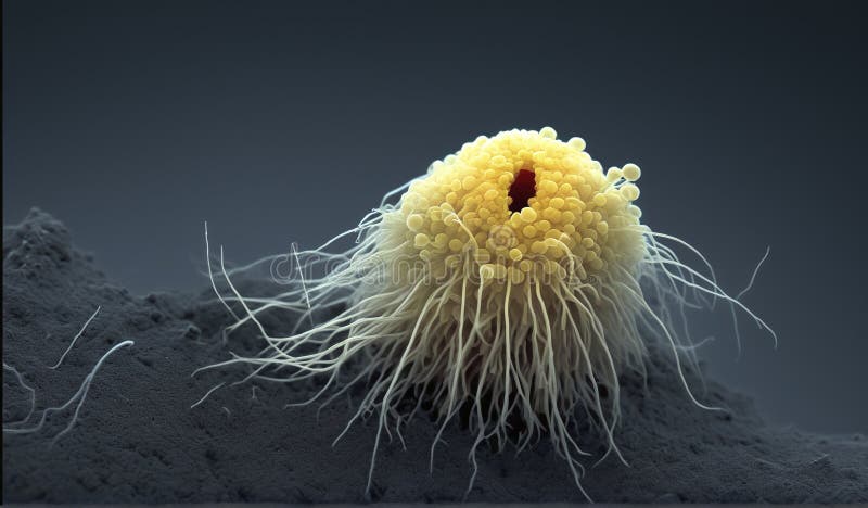 Microscopic View of Growing Mold Shows Intricate Hyphae Networks and ...