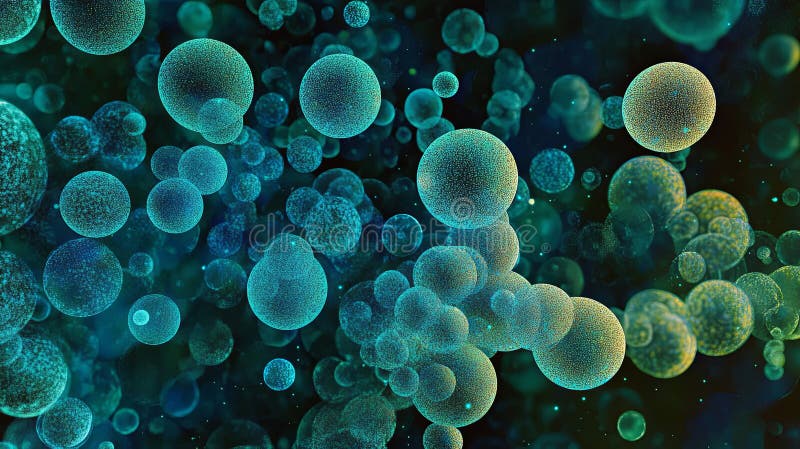 Microscopic View Hmpv Particles Spherical Structure Stock Photos - Free ...