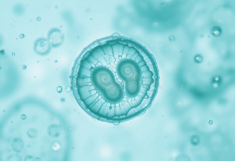 Microscopic View of a Human Embryo at an Early Developmental Stage ...