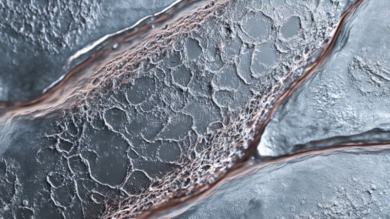 Microscopic View of Human or Embryonic Stem Cell Revealing Intricate ...