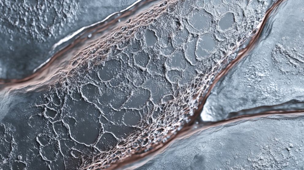 Microscopic View of Human or Embryonic Stem Cell Revealing Intricate ...