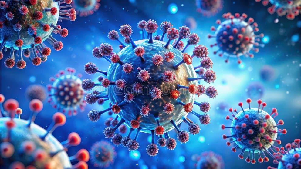 Microscopic View of Infectious Agents a Detailed Representation of ...