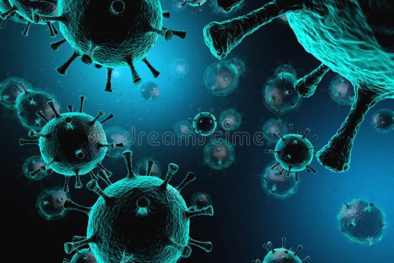 Microscopic View of a Infectious Virus. Contagion and Propagation of a ...