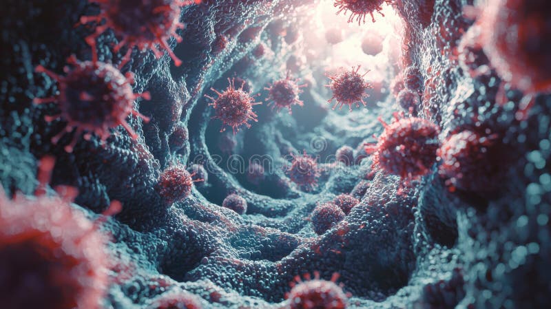 Microscopic View of Influenza Virus Mutating Inside the Human Body ...