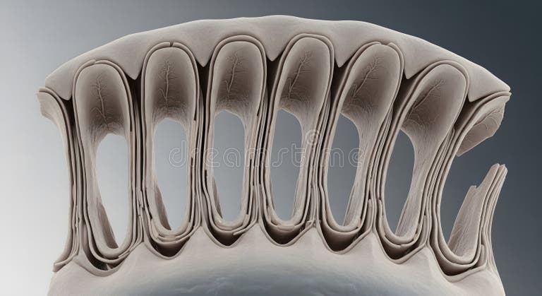 Microscopic View of the Intricate, Folded Structure of a Tooth S Enamel ...