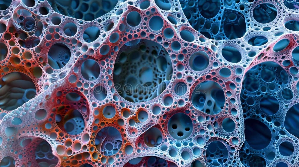 A Microscopic View of the Intricate Structure of a Crystal Lattice ...