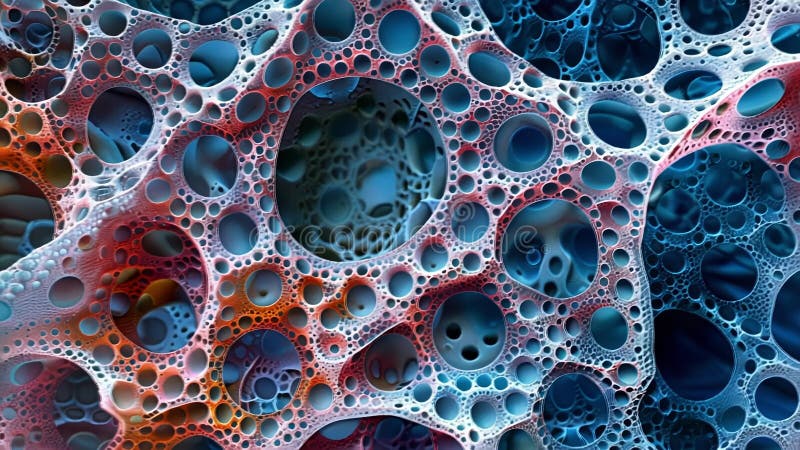 A Microscopic View of the Intricate Structure of a Crystal Lattice ...