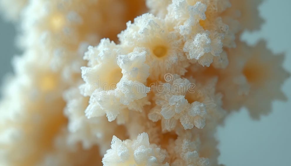 Microscopic View of Irregularly Shaped Objects, Likely Bone Structure ...