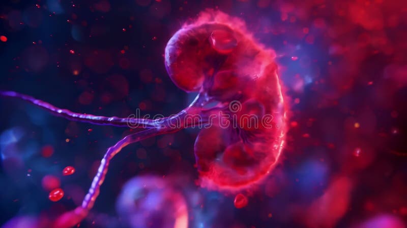 A Microscopic View of a Kidney with Multiple Small Stones Causing ...