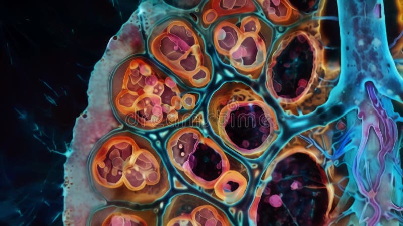 A Microscopic View of a Kidney with Multiple Small Stones Causing ...