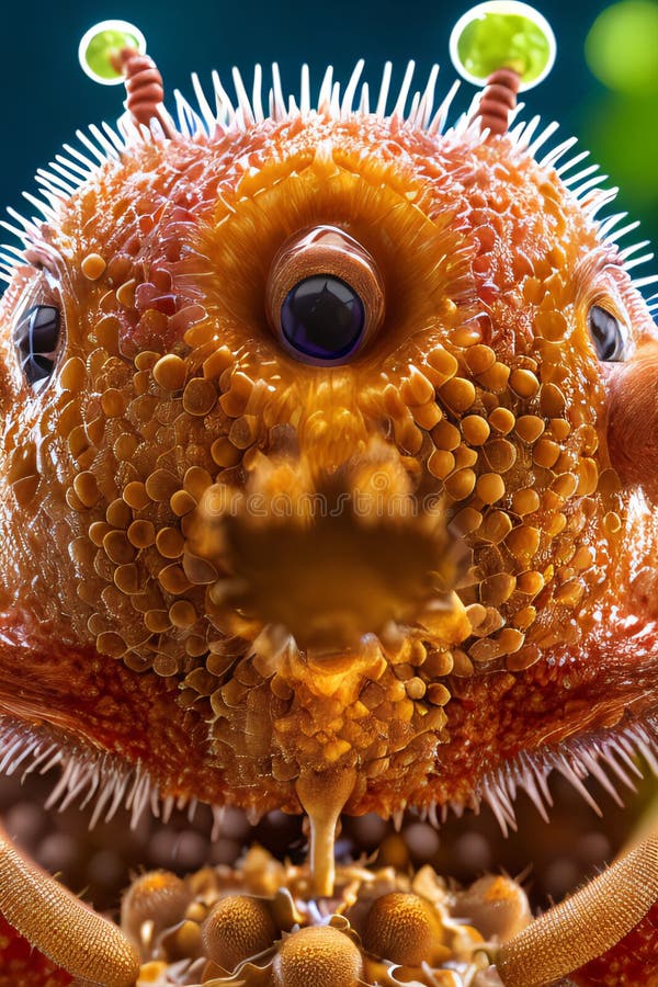 Microscopic View of a Kind of Parasite, Illustrating Infection Risk ...