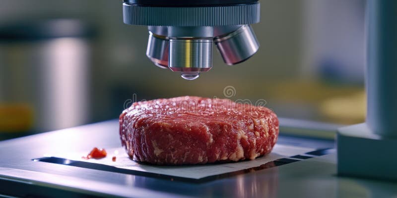Microscopic View of Meat stock image. Image of microscope - 361837083