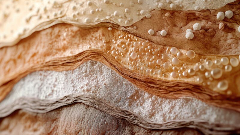 Microscopic View of Mud Sample Stock Image - Image of droplets ...