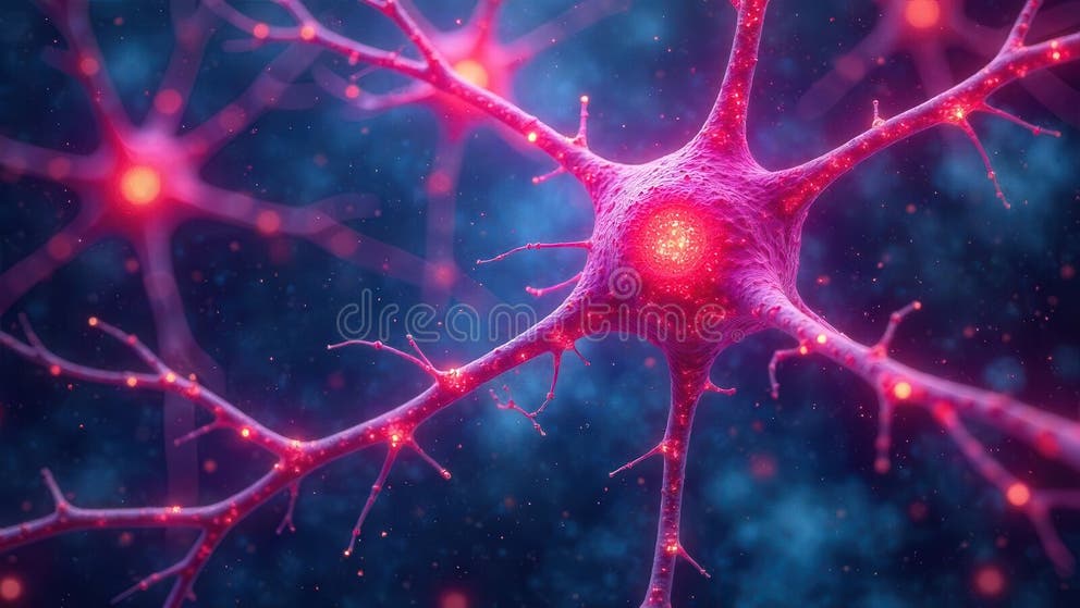 Illuminated Neural Network Cell Stock Illustrations – 541 Illuminated ...
