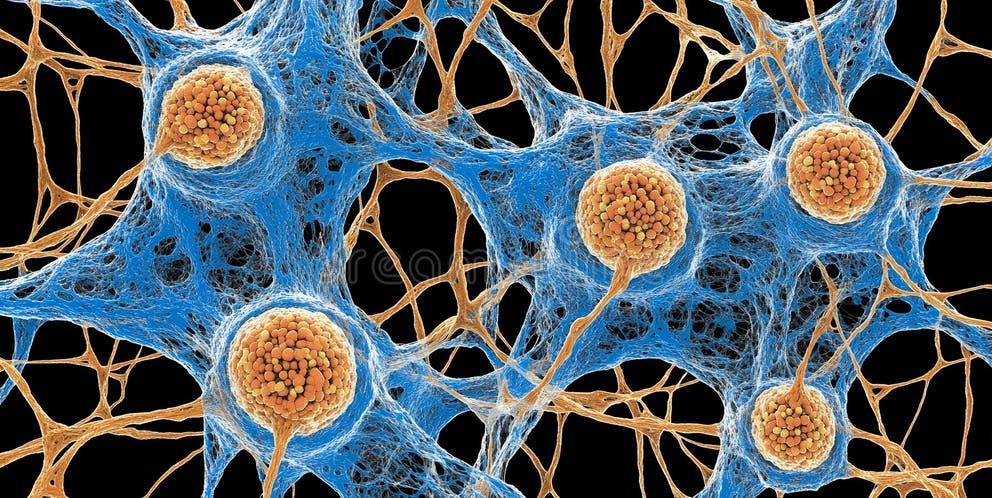 Microscopic View of Neuron Network with Synapses and Neurotransmitters ... Microscopic View of Neuron Network with Synapses and Neurotransmitters ...