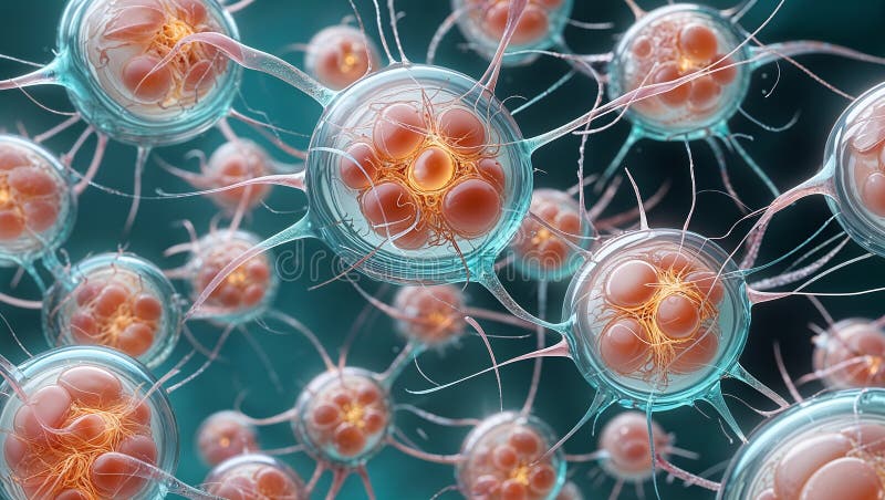 Microscopic Cell View Intricate Spherical Structures from Top Down ...