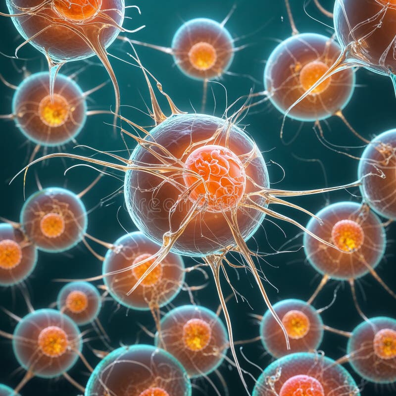 Microscopic Cell View Intricate Spherical Structures from Top Down ...