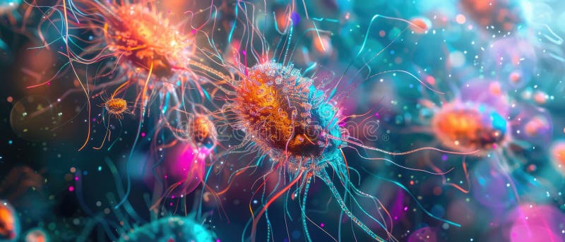 Microscopic View of Organic, Bacteria and Viruses Abstract Background ...