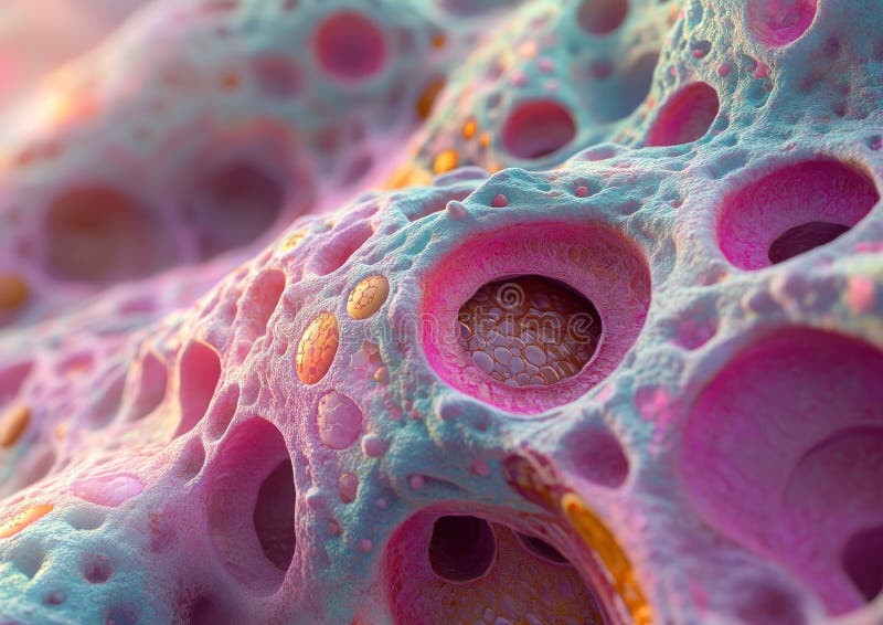 Microscopic View of Osteoblasts Constructing Bone Tissue - Medical ...