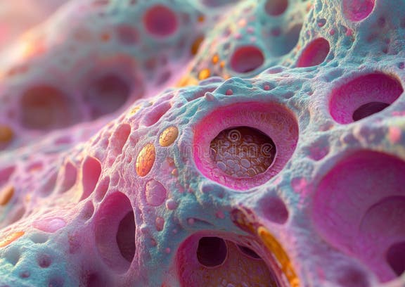 Microscopic View of Osteoblasts Constructing Bone Tissue - Medical ...