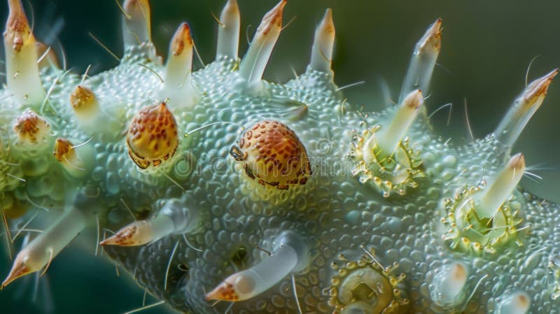 A Microscopic View of an Ovipositor Covered in Microscopic Spines Used ...