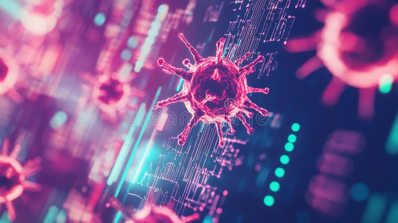 Microscopic View of a Pathogen, Highlighting the Potential Threat To ...