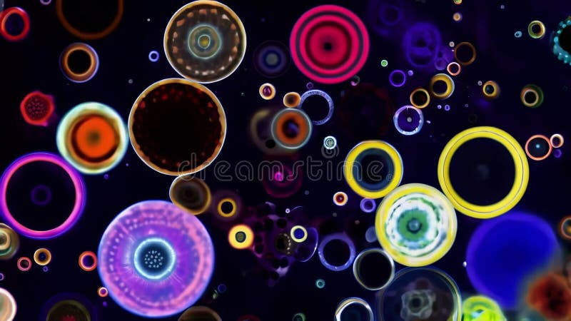 A Microscopic View of a Phytoplankton Bloom with an Array of Vibrant ...