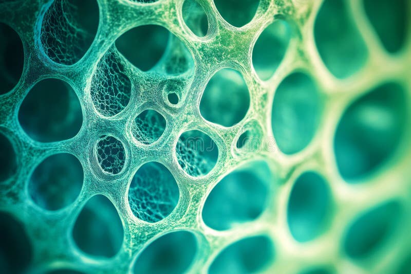 Microscopic View of Plant Cells Stock Image - Image of organism, botany ...