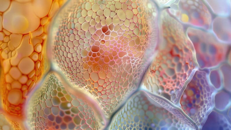 A Microscopic View of a Pollen Grain Containing the Male Cells of a ...