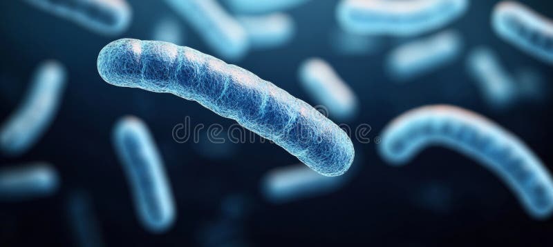 Microscopic View of Probiotic Bacteria, Lactobacillus and ...