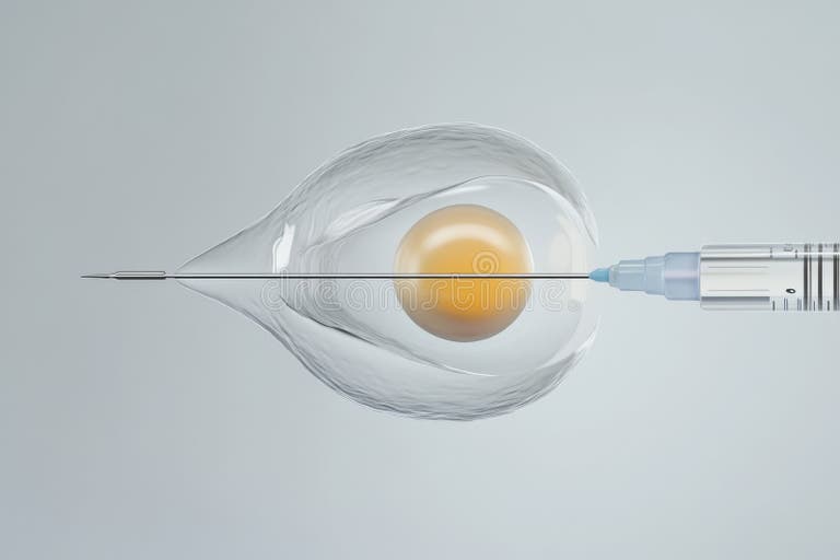 A Microscopic View of the Procedure for Injecting Sperm into an IVF Egg ...