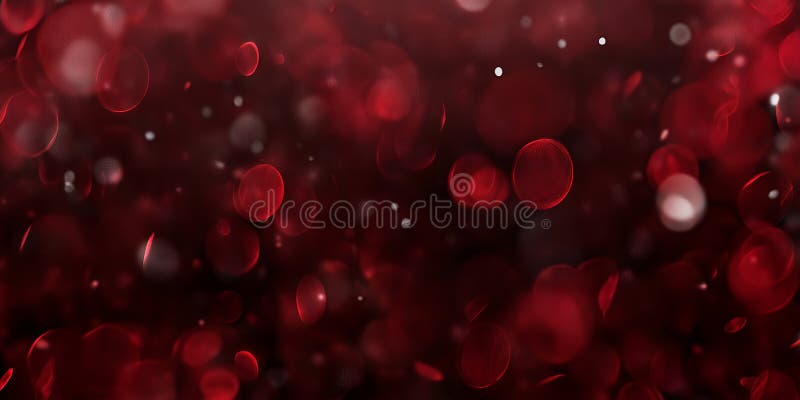 Microscopic View of Red Blood Cells Flowing Dynamically in a Dark Red ...