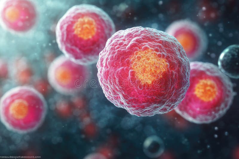 Microscopic View Red Yellow Blood Cells Stock Photos - Free & Royalty ...