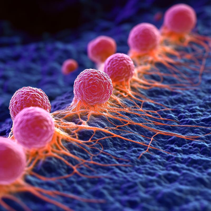 A Microscopic View Reveals Vibrant Cells, Intricate Structures, and ...