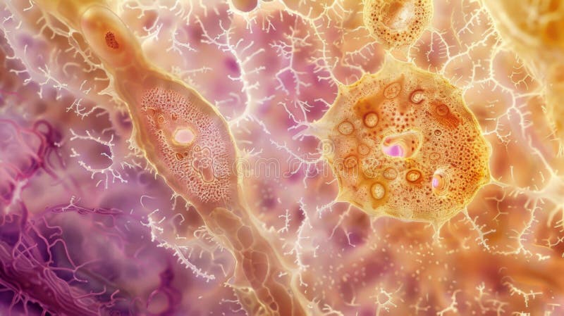 A Microscopic View of a Root Tip with Actively Dividing Cells and ...