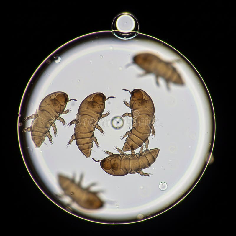 Microscopic View of Several Tardigrades (Tardigrada), Also Known As ...