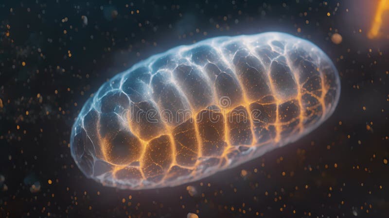 Microscopic View of a Single Mitochondrion Revealing Its Unique Shape ...