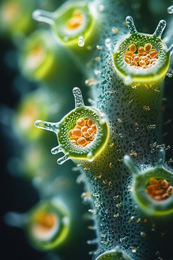 267 Algae Cells Under Microscope Stock Photos - Free & Royalty-Free ...