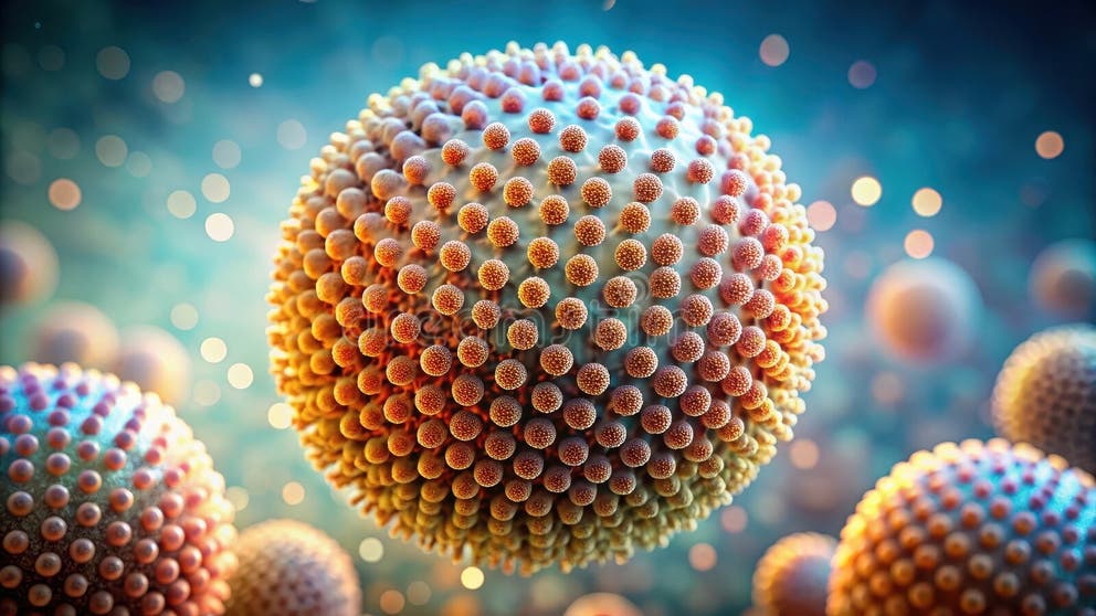 Microscopic View of Spherical Cellular Structures with Numerous Small ...